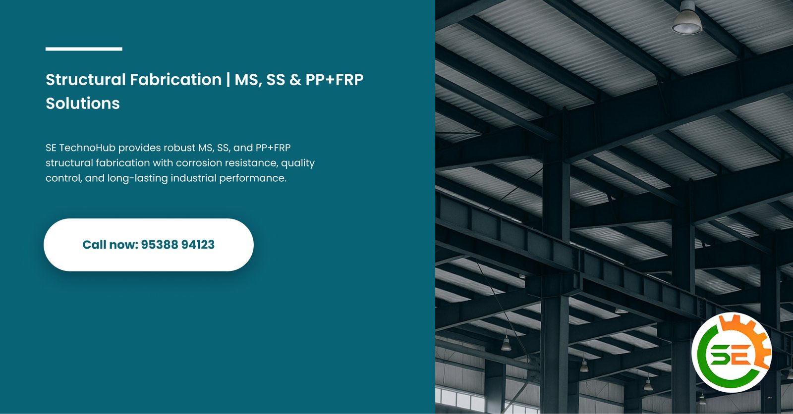 Structural Fabrication | MS, SS & PP+FRP Solutions